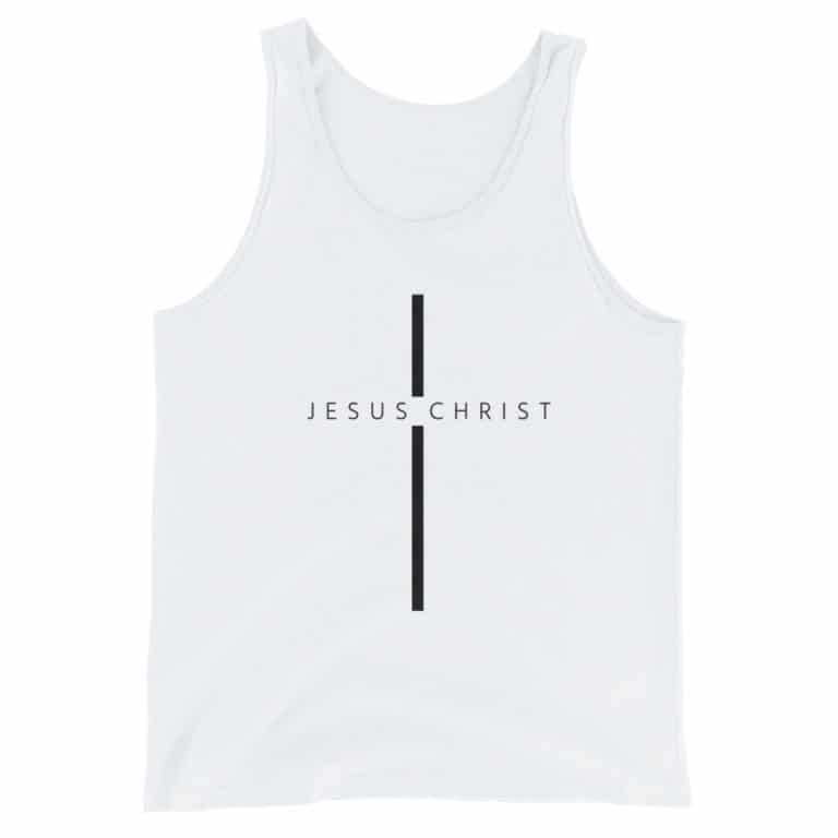 Jesus Christ Cross Christian Tank Top - Fabrics Of Faith