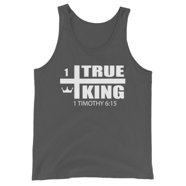 1 True King Christian Tank Top - Fabrics Of Faith - Christian Apparel