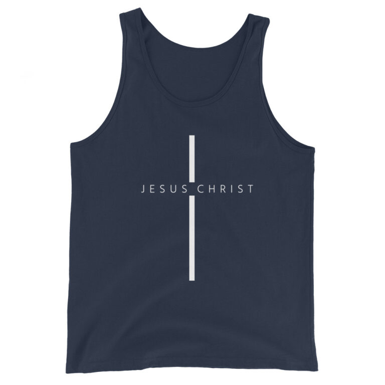 Jesus Christ Cross Christian Tank Top - Fabrics Of Faith