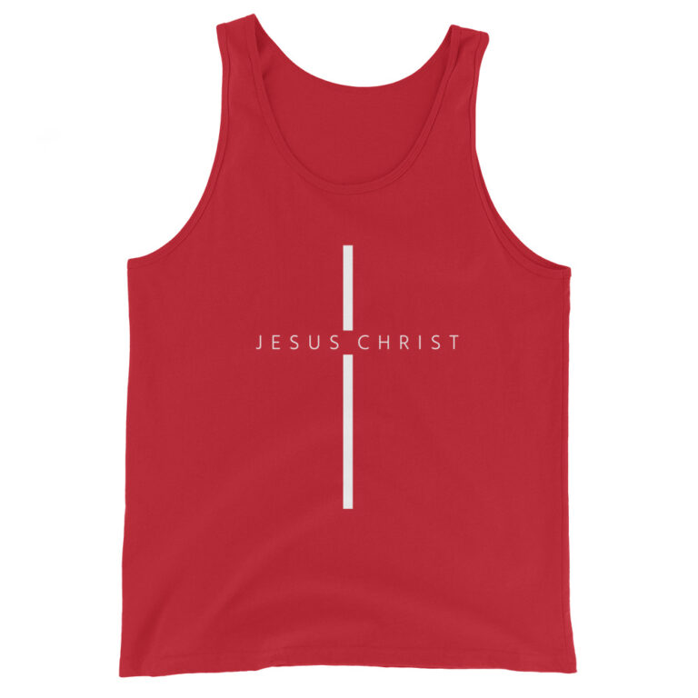 Jesus Christ Cross Christian Tank Top - Fabrics Of Faith