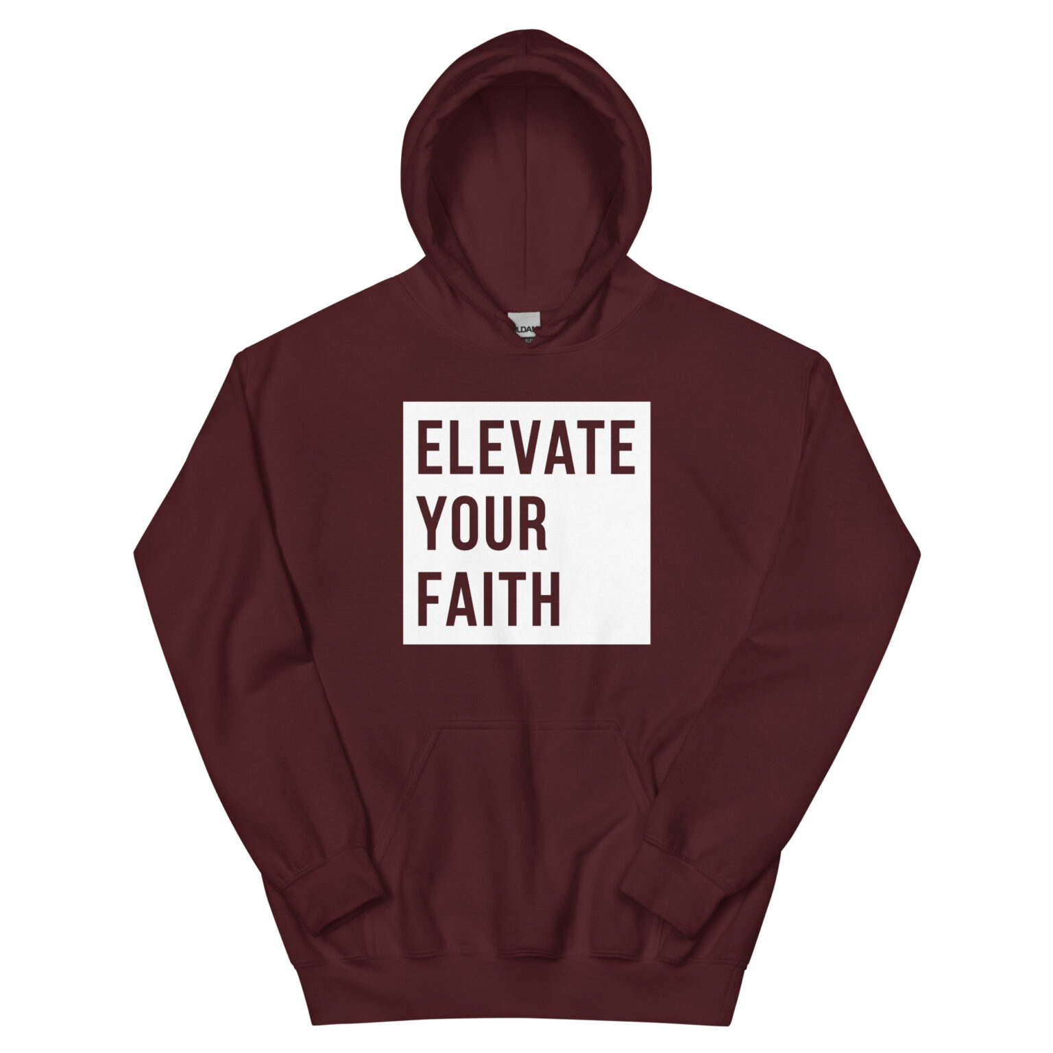Elevate Your Faith Christian Hoodie - Fabrics Of Faith