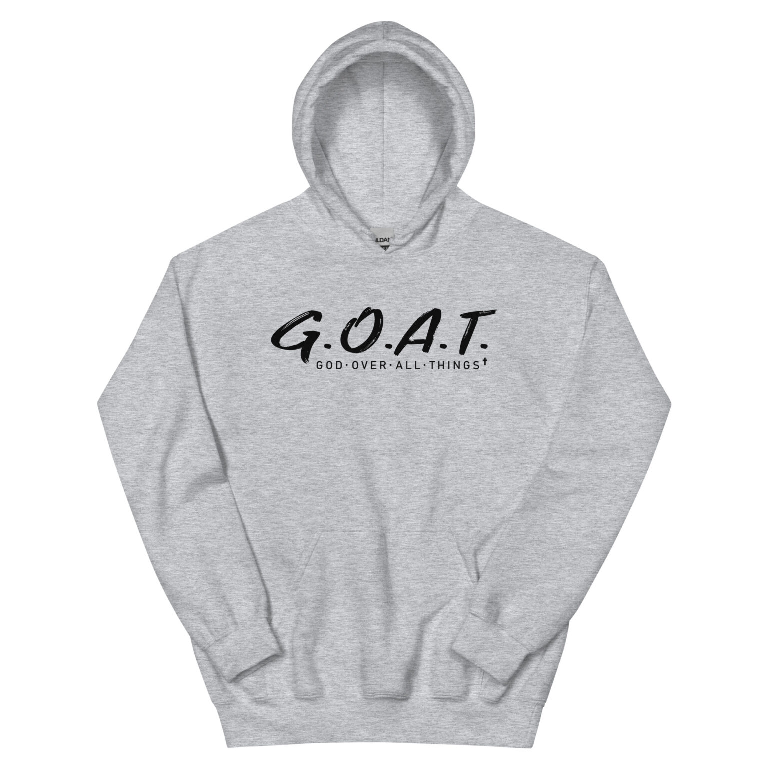 God Over All Things Christian Hoodie - Fabrics Of Faith