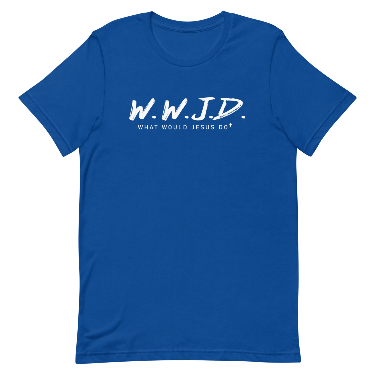 What Would Jesus Do Christian T-Shirt - WWJD Tee - Fabrics Of Faith