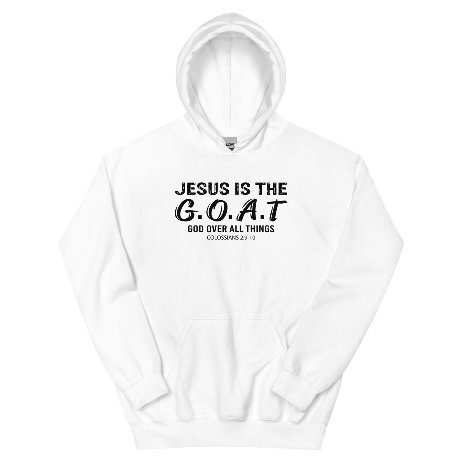 Jesus is the GOAT Christian Hoodie - Fabrics Of Faith